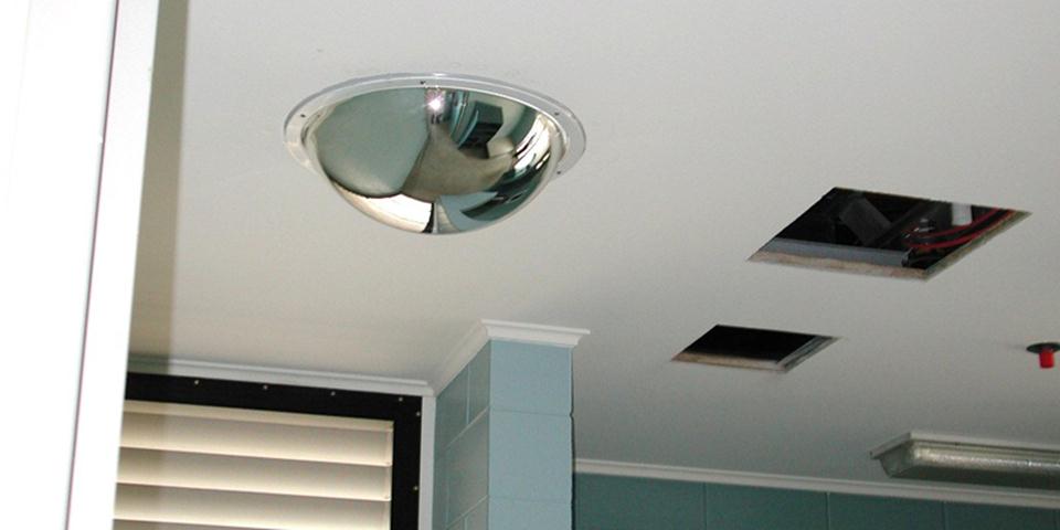 Full Dome Stainless Steel Anti-Ligature Mirror