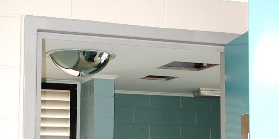 Full Dome Stainless Steel Anti-Ligature Mirror