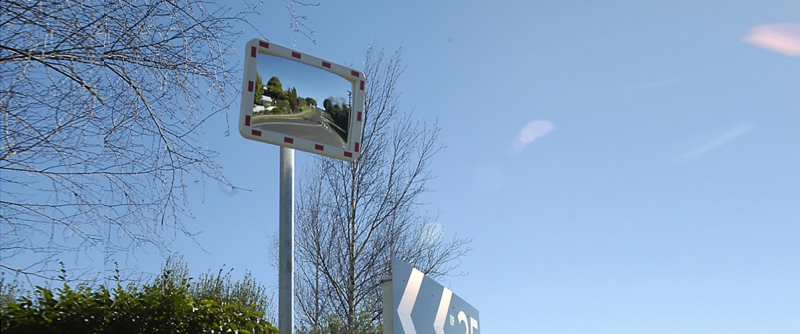 Outdoor Pro Series Rectangular Convex Mirrors